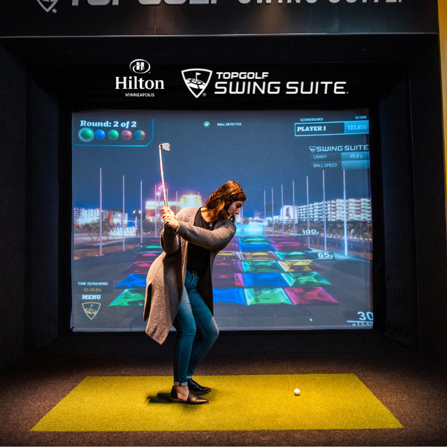 Topgolf Swing Suite – Hilton Minneapolis Restaurant - Minneapolis, MN ...