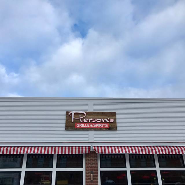 Pierson's Grille & Spirits Restaurant - Harbor Springs, MI | OpenTable