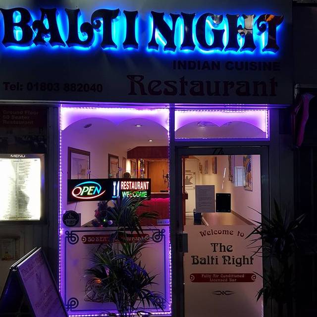The Balti Night Restaurant - Brixham, Devon | OpenTable