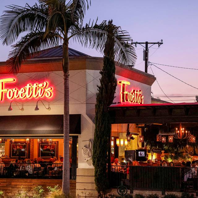 Foretti's Restaurant - Corona Del Mar, CA | OpenTable
