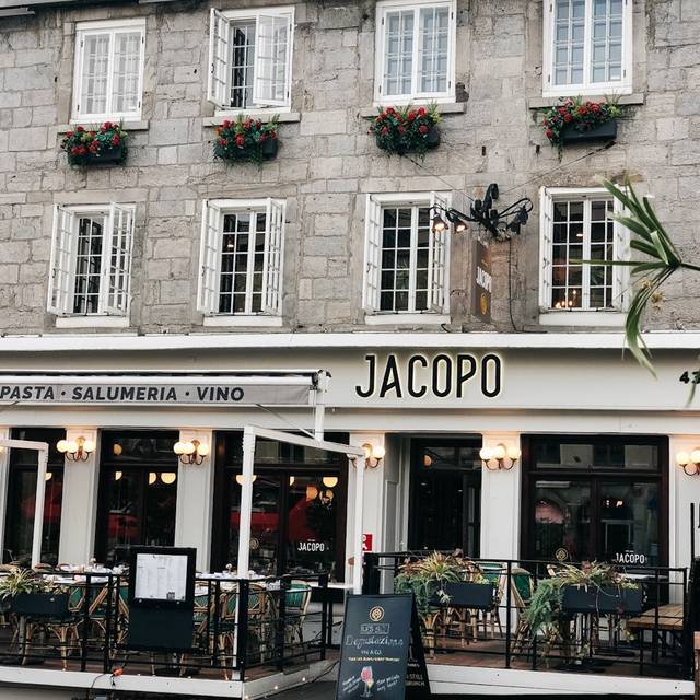 Jacopo Restaurant - Montréal, QC | OpenTable