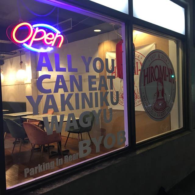 Yakiniku HIROMI-YA Restaurant - Honolulu, HI | OpenTable