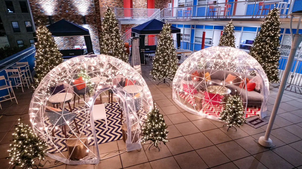 Igloos at Unscripted Restaurant - Durham, NC | OpenTable