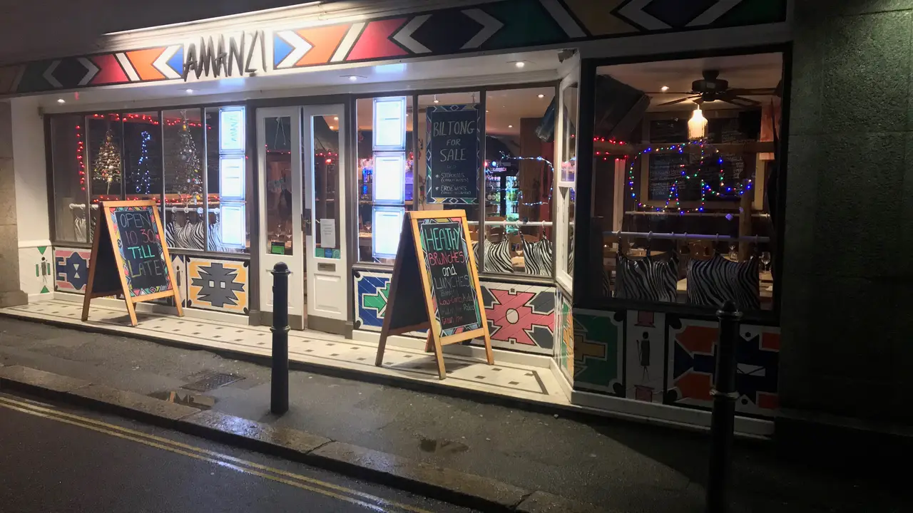 Amanzi South African Restaurant Falmouth - Falmouth, Cornwall | OpenTable
