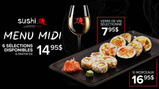 Sushi X Pyramide (Ste-Foy) Restaurant - Québec, QC | OpenTable