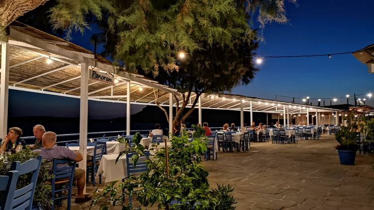 Panorama Restaurant - Fish Tavern in Marathopolis, Messinia - Trip Canvas