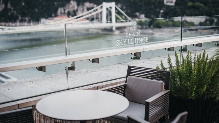 Liz and Chain Sky Lounge at Budapest Marriott Hotel | Budapest, Hungary ...