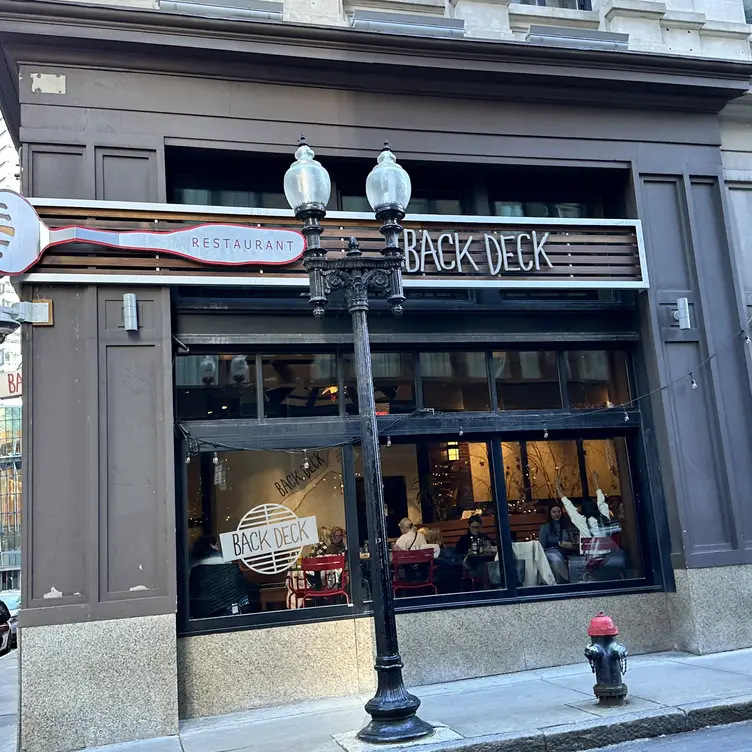 Back Deck Restaurant - Boston, MA | OpenTable