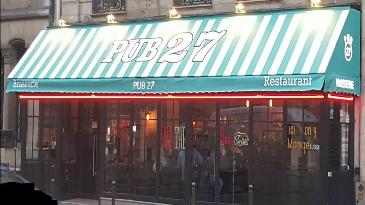 PUB 27 Restaurant - Paris, Ile-de-France | OpenTable