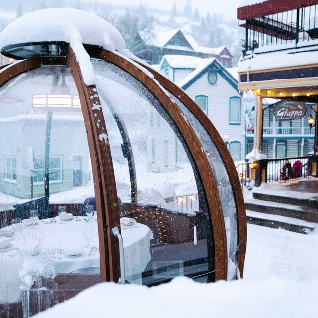The Alpenglobe at Grappa Restaurant - Park City, UT | OpenTable